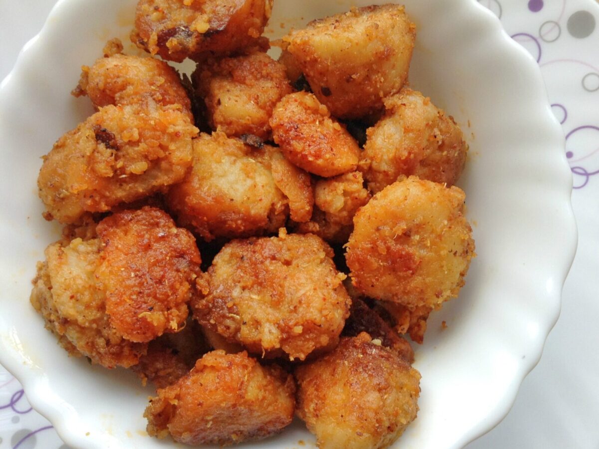Colocasia fry | CookTogether